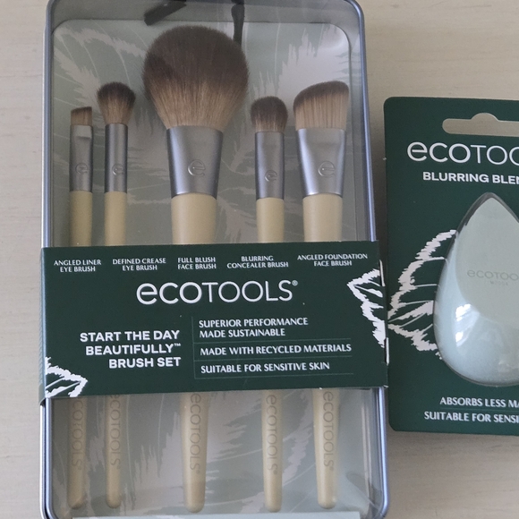 ecotools | Makeup | Ecotools Bamboo Brush Set With Green Packaging ...